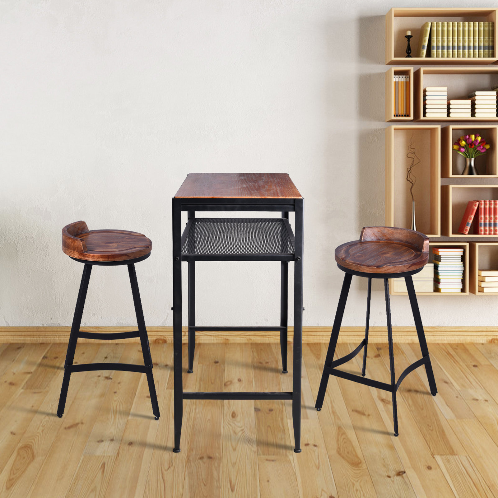 17 Stories SET OF 5, Table & Chair Sets, Heavy Duty Weld Metal Legs ...