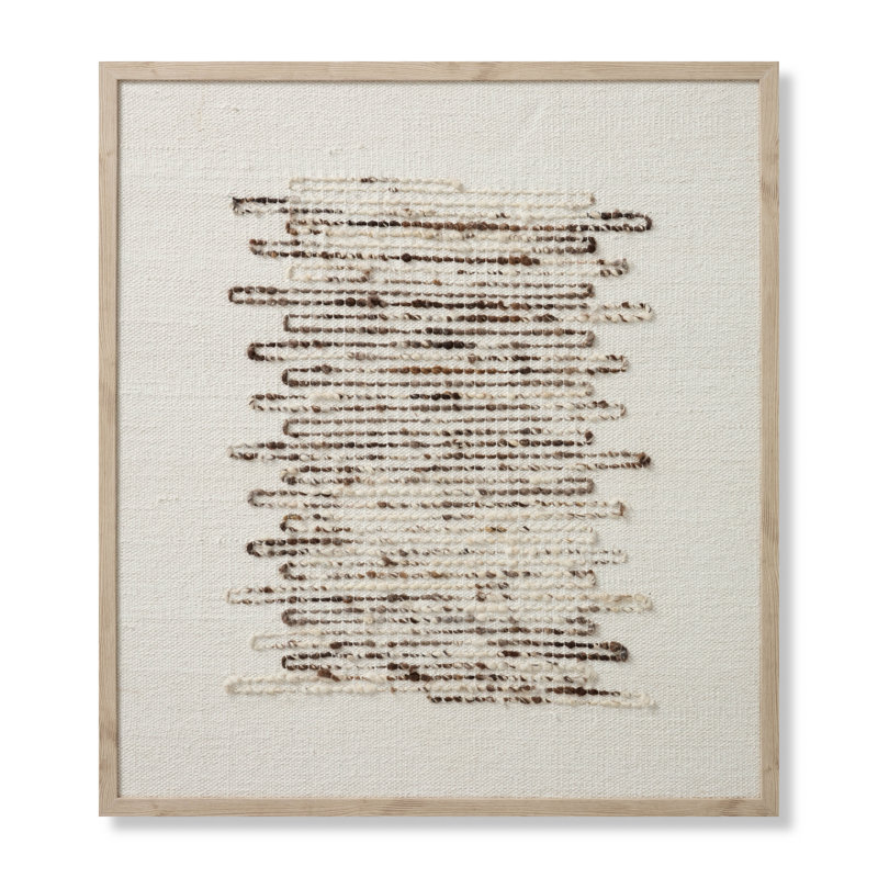 Amber Lewis x Loloi Getty Taupe / Ivory 3'-2" x 3'-6" Wall Art ...