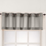 Wayfair | Gray & Silver Valances & Kitchen Curtains You'll Love in 2023