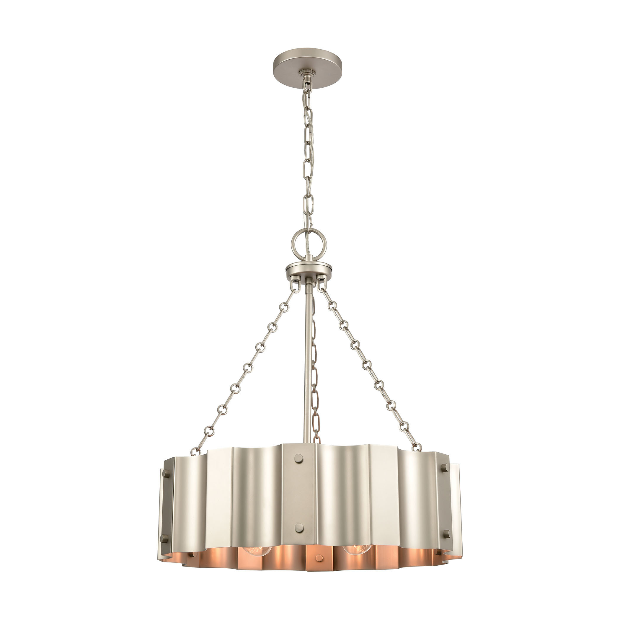 Wade Logan Ailisha 4 - Light Shaded Drum Chandelier "& Reviews ...
