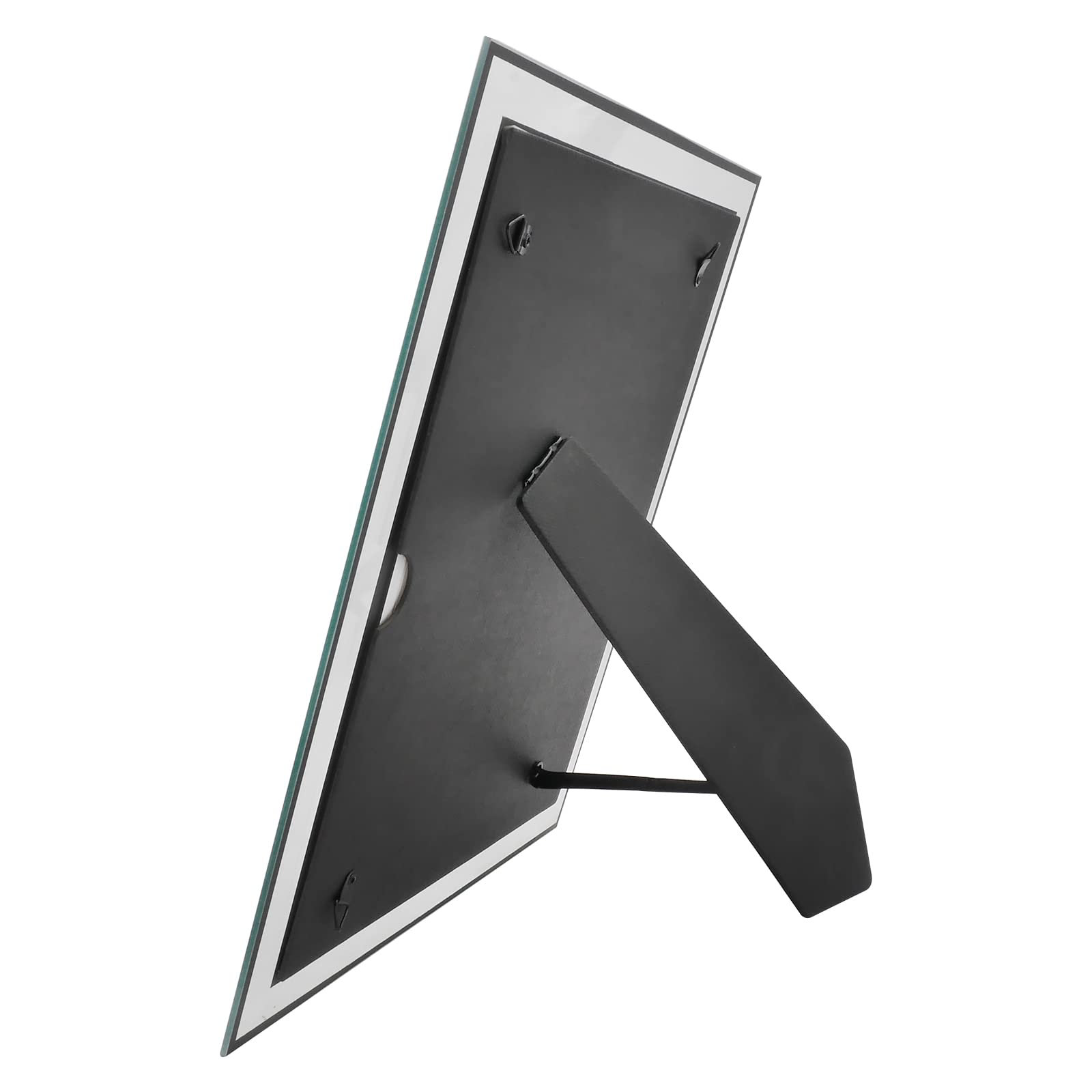 Ivy Bronx Modern Clear Glass Picture Frame With Silver Trim - Versatile ...