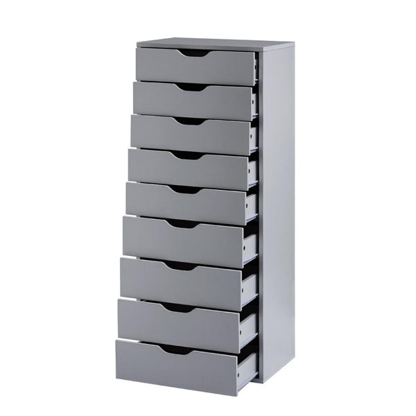 Latitude Run® 9-Drawer Vertical filing cabinet & Reviews | Wayfair