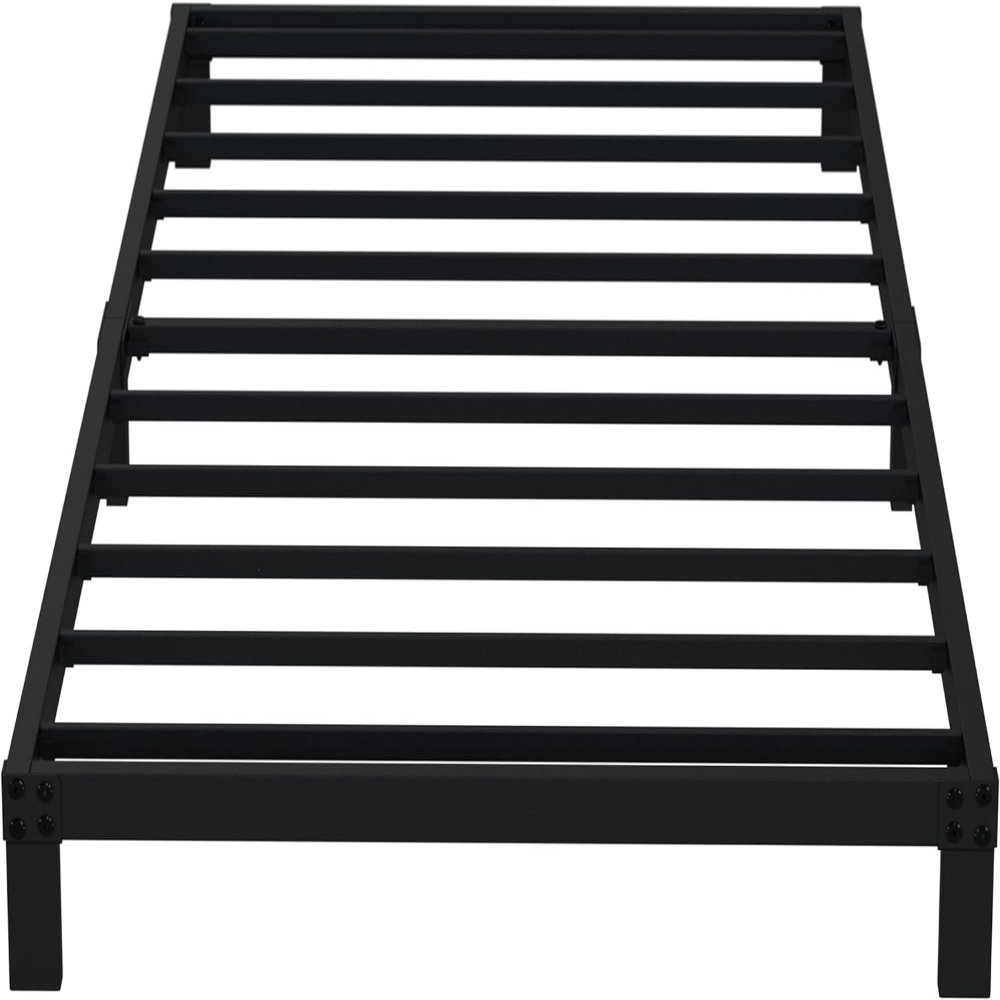 Arsuite Bed Frame No Box Spring Needed 6 Inch Heavy Duty Metal Platform ...