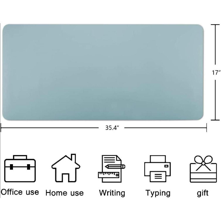 Inbox Zero Kashyia Faux Leather Desk Pad & Reviews | Wayfair