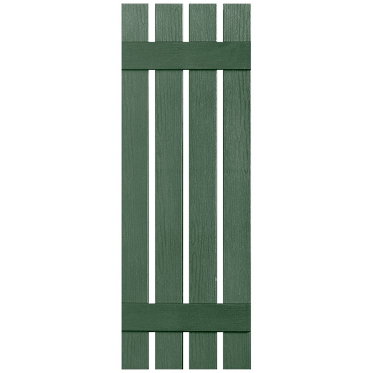 Alpha Shutters Two Batten, Four Board Open Vinyl Shutters Pair ...