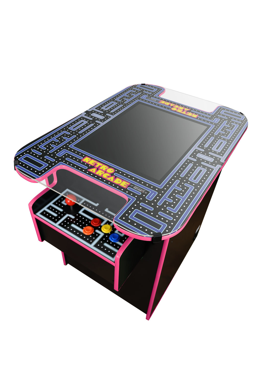 Suncoast Arcade Cocktail Arcade Machine with 19" Monitor and 60 Retro ...