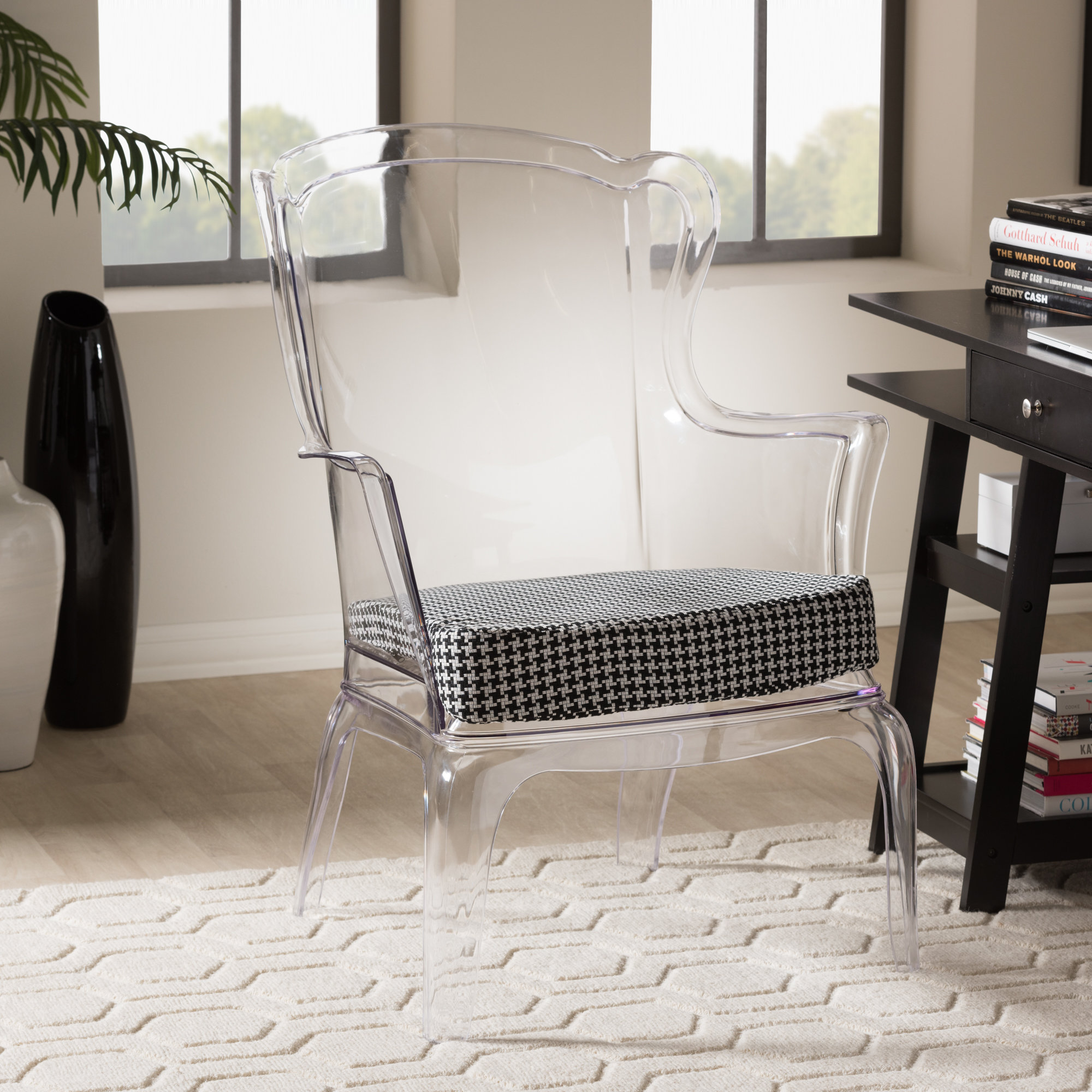 Latitude Run® Murakami 28.5" Wide Polyester Wingback Chair & Reviews ...