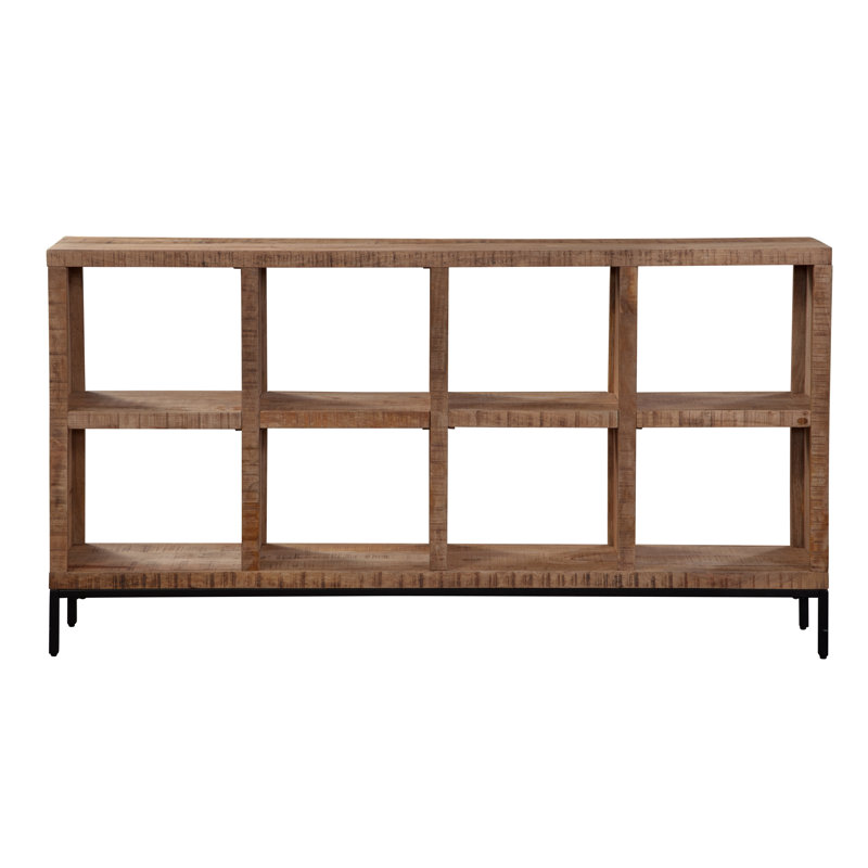 17 Stories Natural Console Bookcase | Wayfair