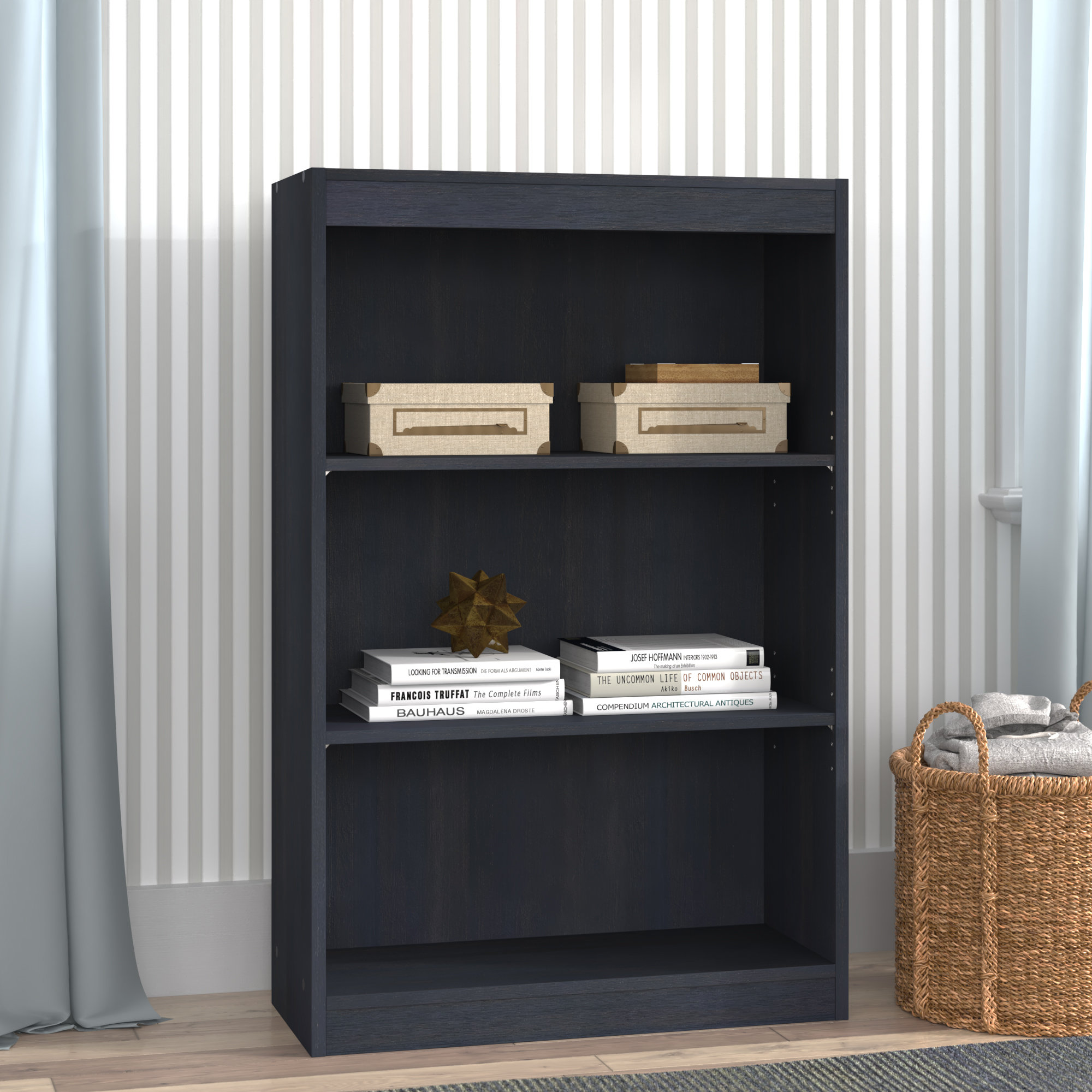 Latitude Run® Jayquan 43.25" H x 28" W Standard Bookcase "& Reviews ...
