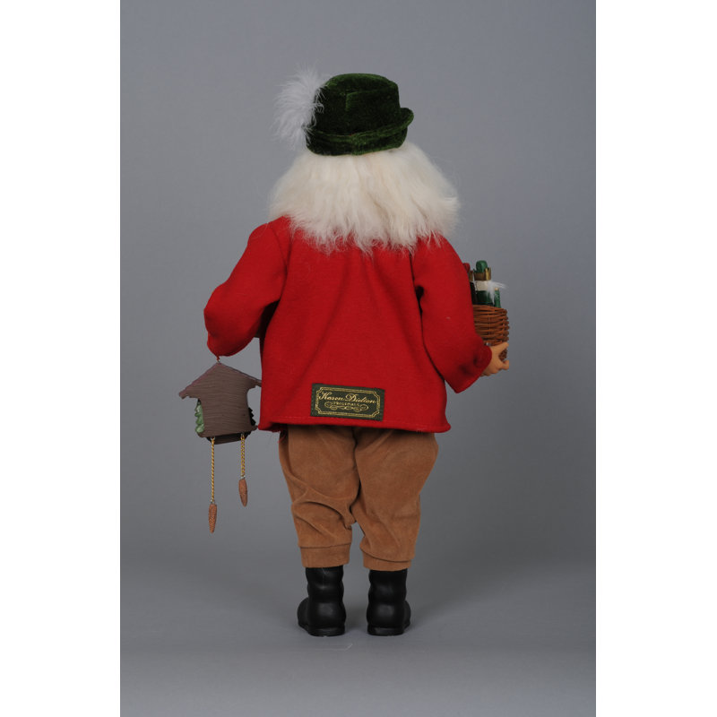 Karen Didion Originals Christmas German Santa Figurine & Reviews | Wayfair