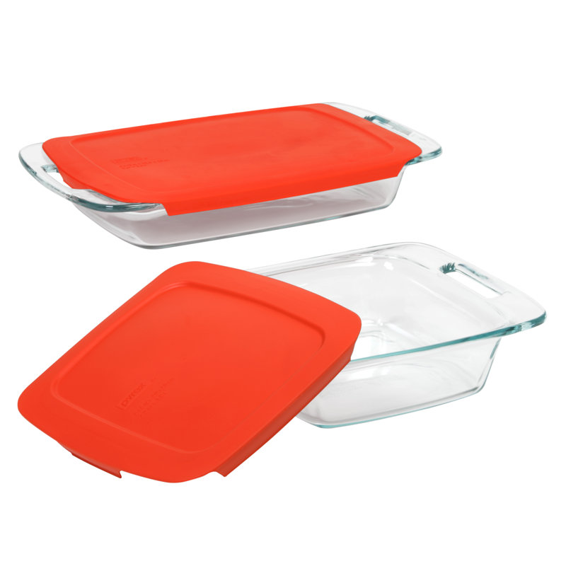 Pyrex Easy Grab 2 Piece Glass Bakeware Set & Reviews | Wayfair