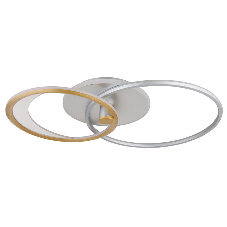Ivy Bronx Ceiling light, brushed silver, 1 x | Wayfair.co.uk