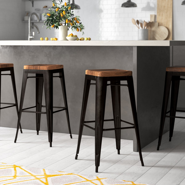 Trent Austin Design® Nesbit Counter Stool with Metal Frame & Reviews ...