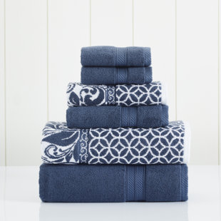Blue Bath Towels You'll Love | Wayfair