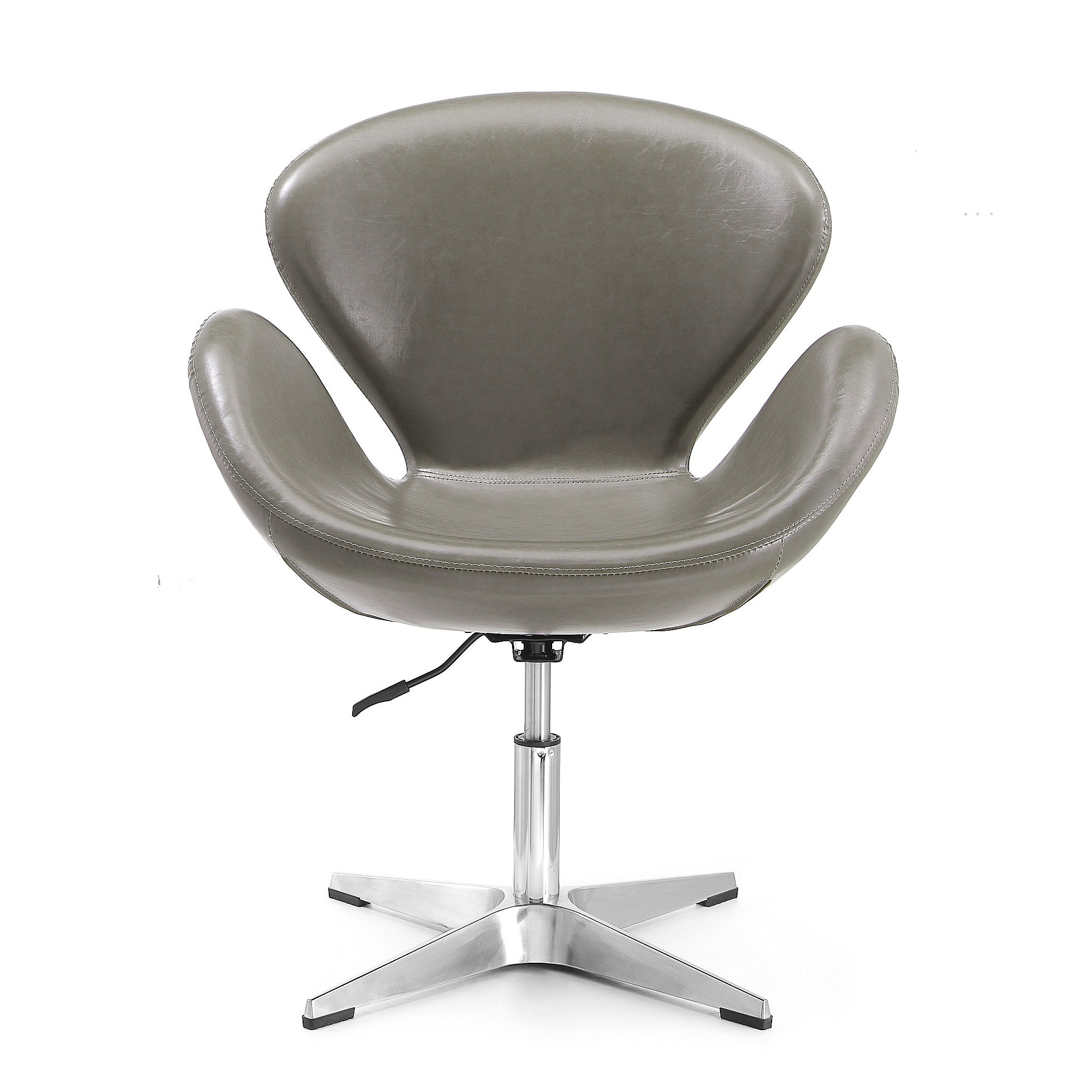 Corrigan Studio® Raspberry Upholstered Swivel Lounge Chair | Wayfair