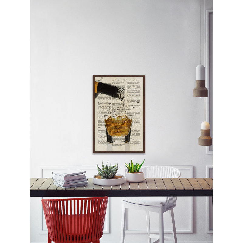 Williston Forge Amber Happiness by Eyre Tarney - Picture Frame Print ...