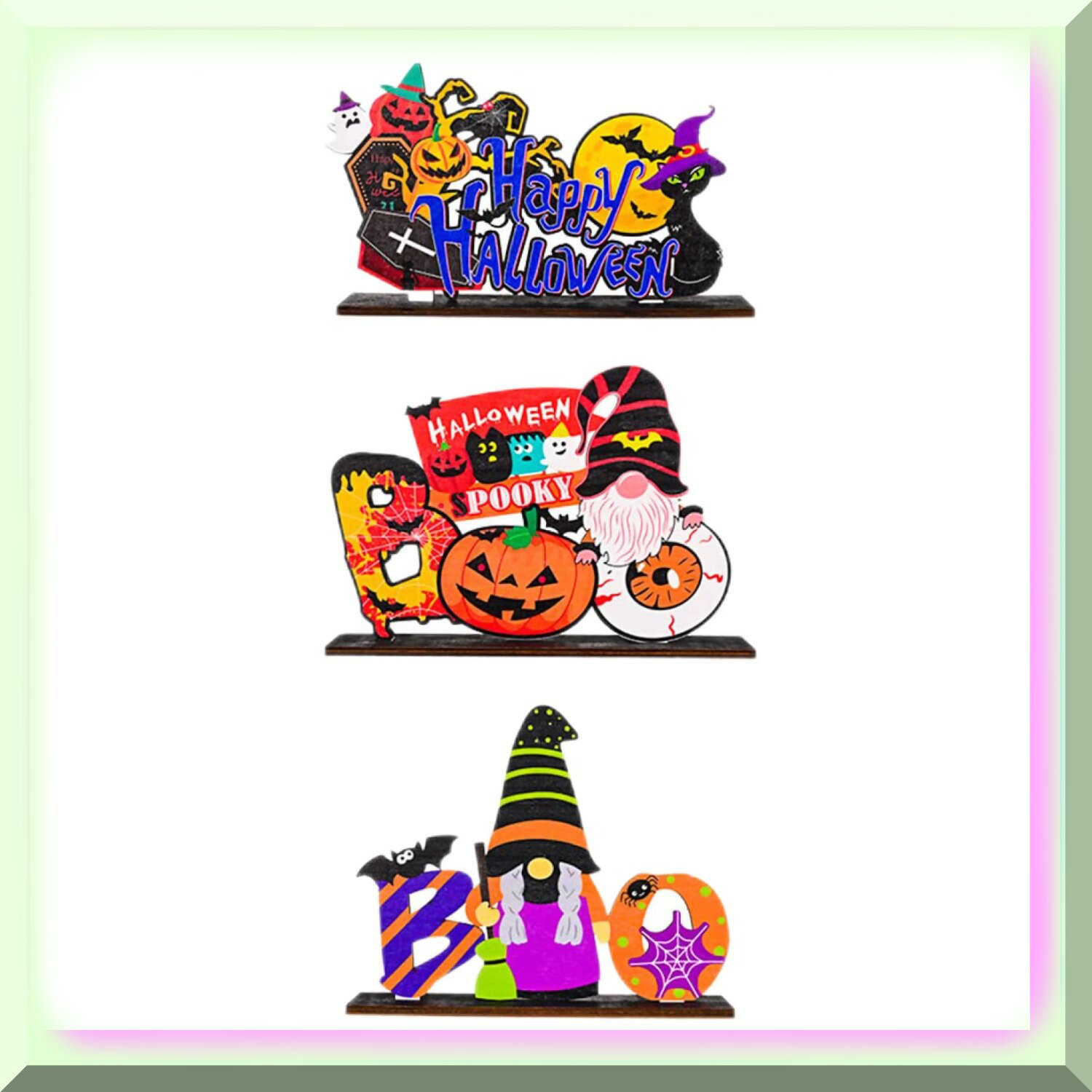 BRBCA Wooden Bunny Signs Set of 3 for Spring Decor | Wayfair