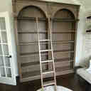 Rosalind Wheeler Camoya 94" H x 80" W Library Bookcase & Reviews | Wayfair