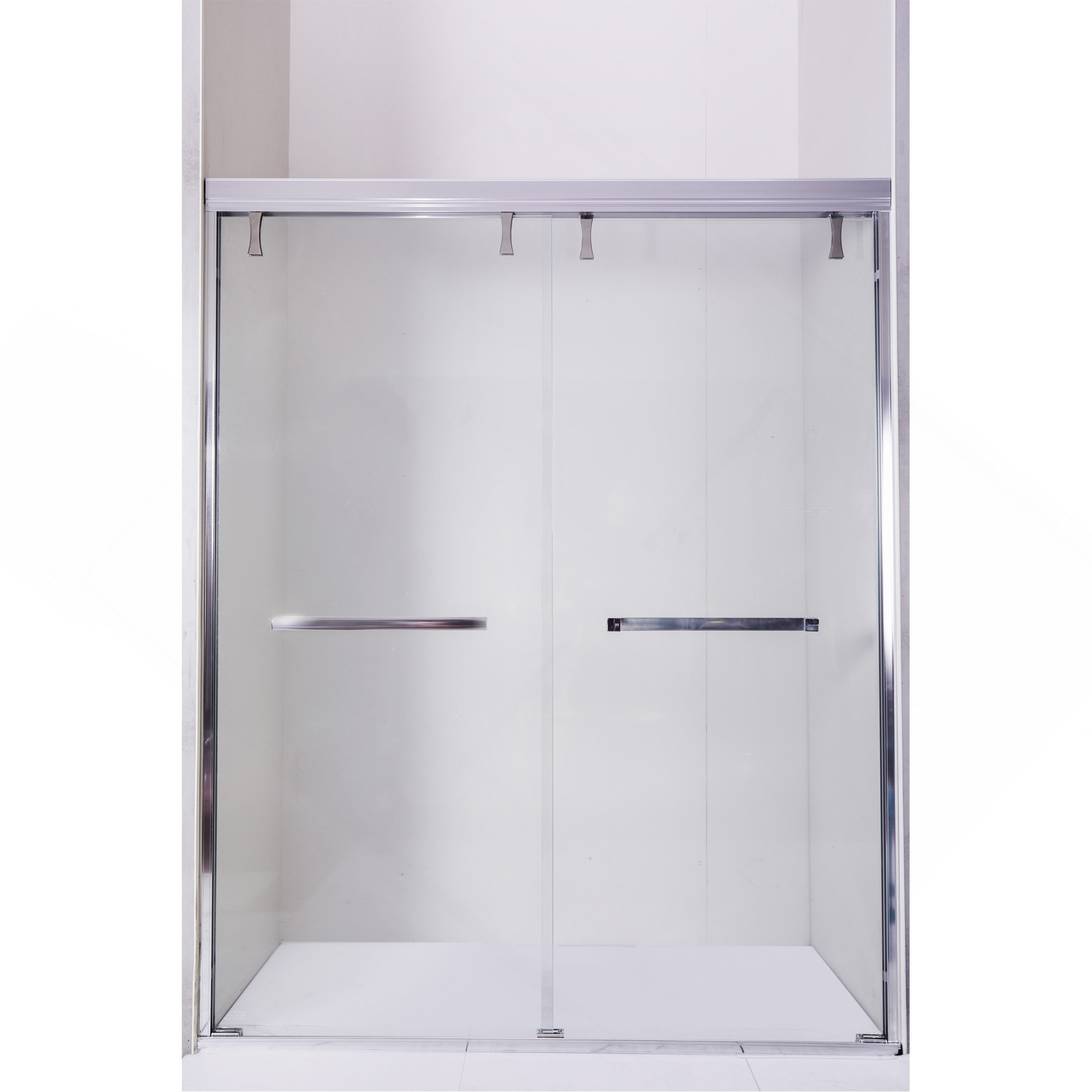 HONGHELEWANG Sophisticated Double Sliding Shower Door With Safety ...