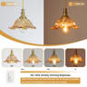House of Hampton® 1-Light Modern Flower Glass Pendant Lights Kitchen ...