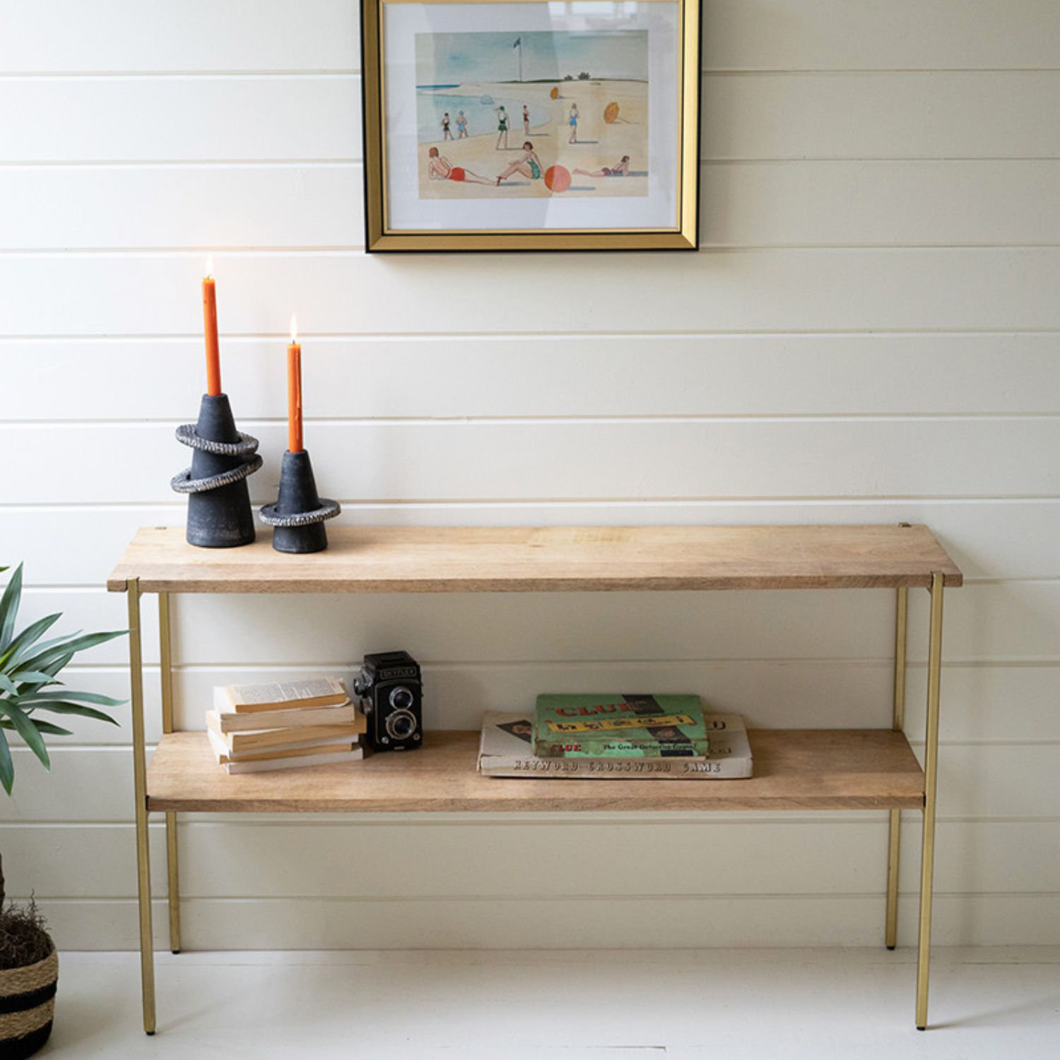 Willa Arlo Interiors Lavallie 48'' Solid Wood Top Console Table ...