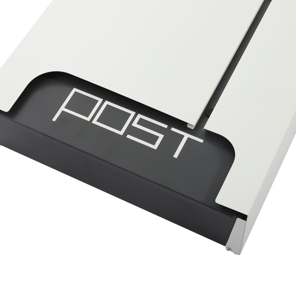 OUKANING Outdoor Wall Mount Lockable Letters Mailbox Stainless Steel ...