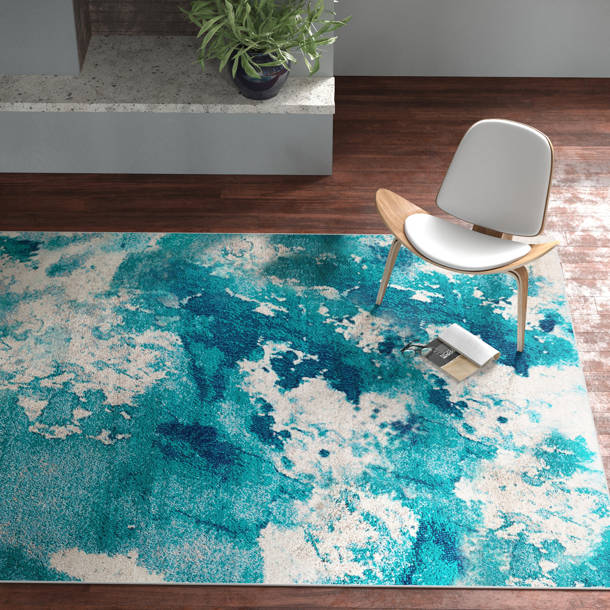 Ivy Bronx Hallberg Abstract Rug & Reviews | Wayfair
