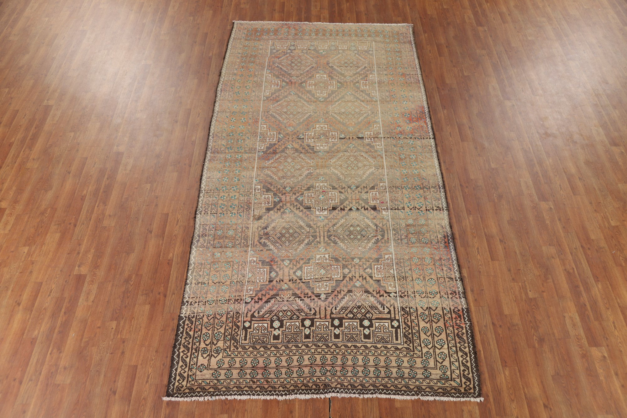 Isabelline Distressed Wool TraditionalLiving Room Rug 5x11 | Wayfair