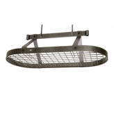 Enclume Handcrafted Retro Rectangle Pot Rack with 12 Hooks & Reviews ...