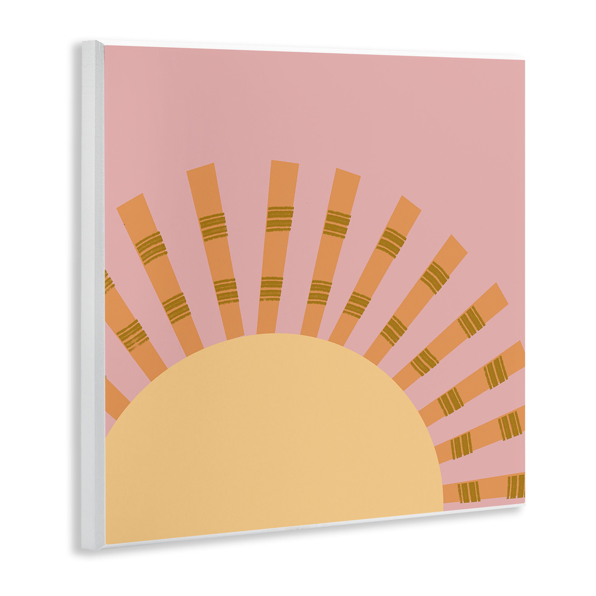 George Oliver Minimal Sun Rays Wall Plaque Art by Tina Finn | Wayfair