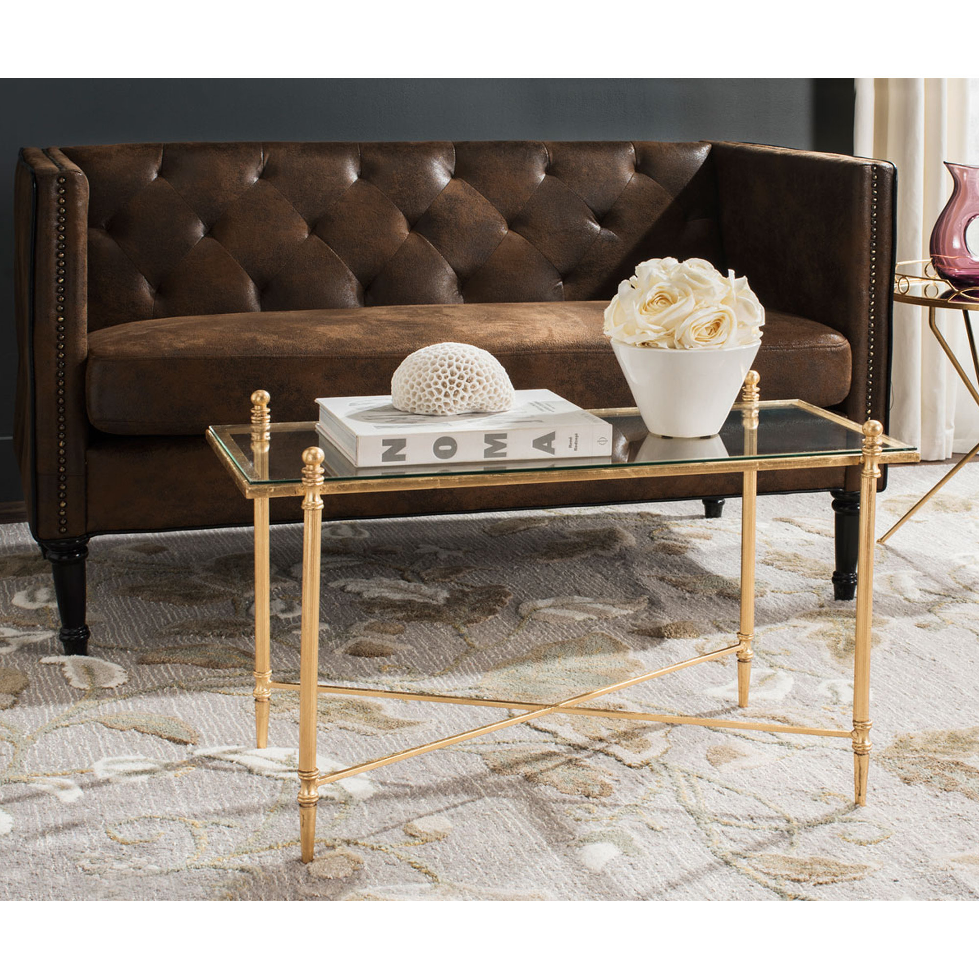 Mercer41 Oxendine Cross Legs Coffee Table & Reviews | Wayfair