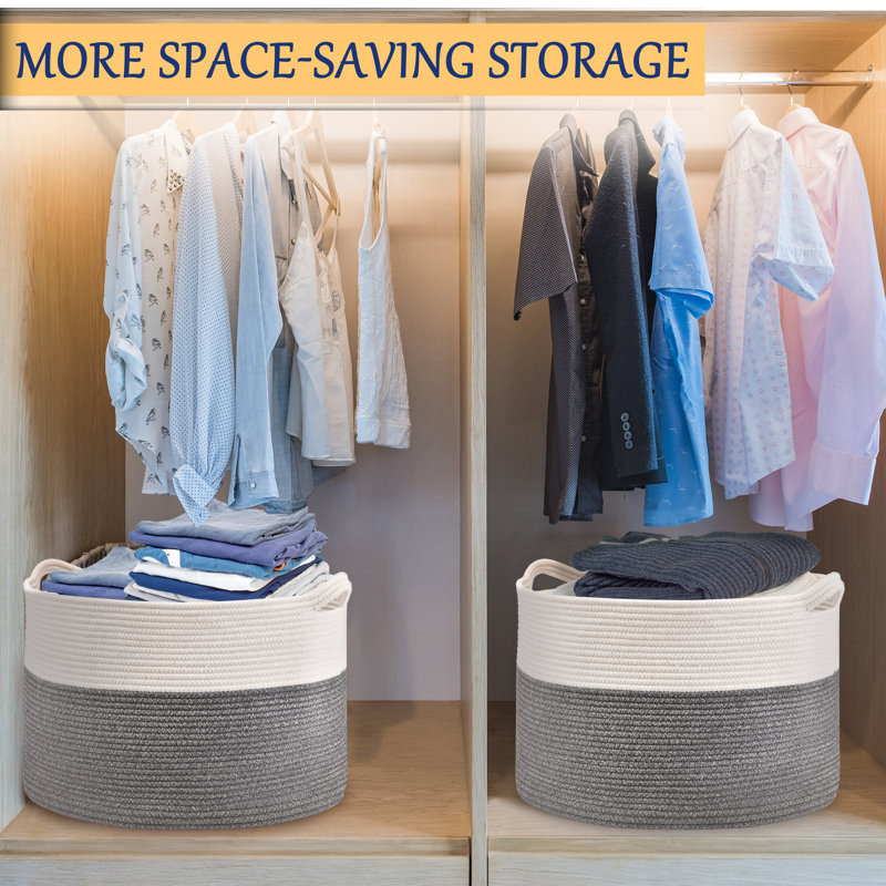 Latitude Run® Cotton Rope Basket, Storage Baskets & Reviews | Wayfair
