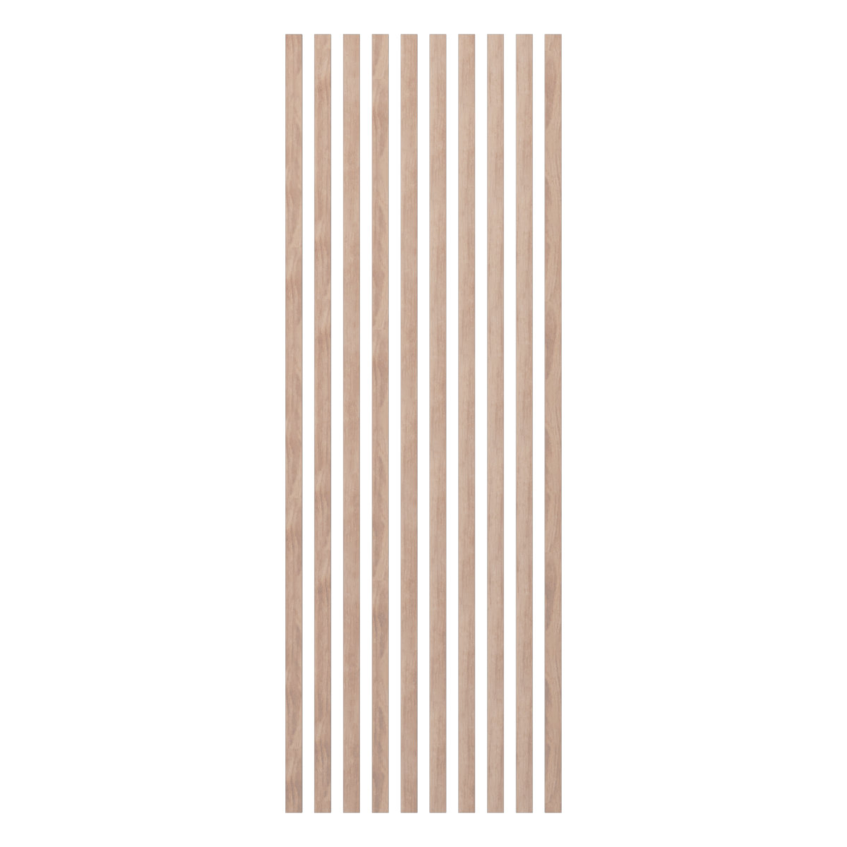 Ekena Millwork Heritage Traditional Stain Grade Slat Wall Kit w/ 2"W x ...