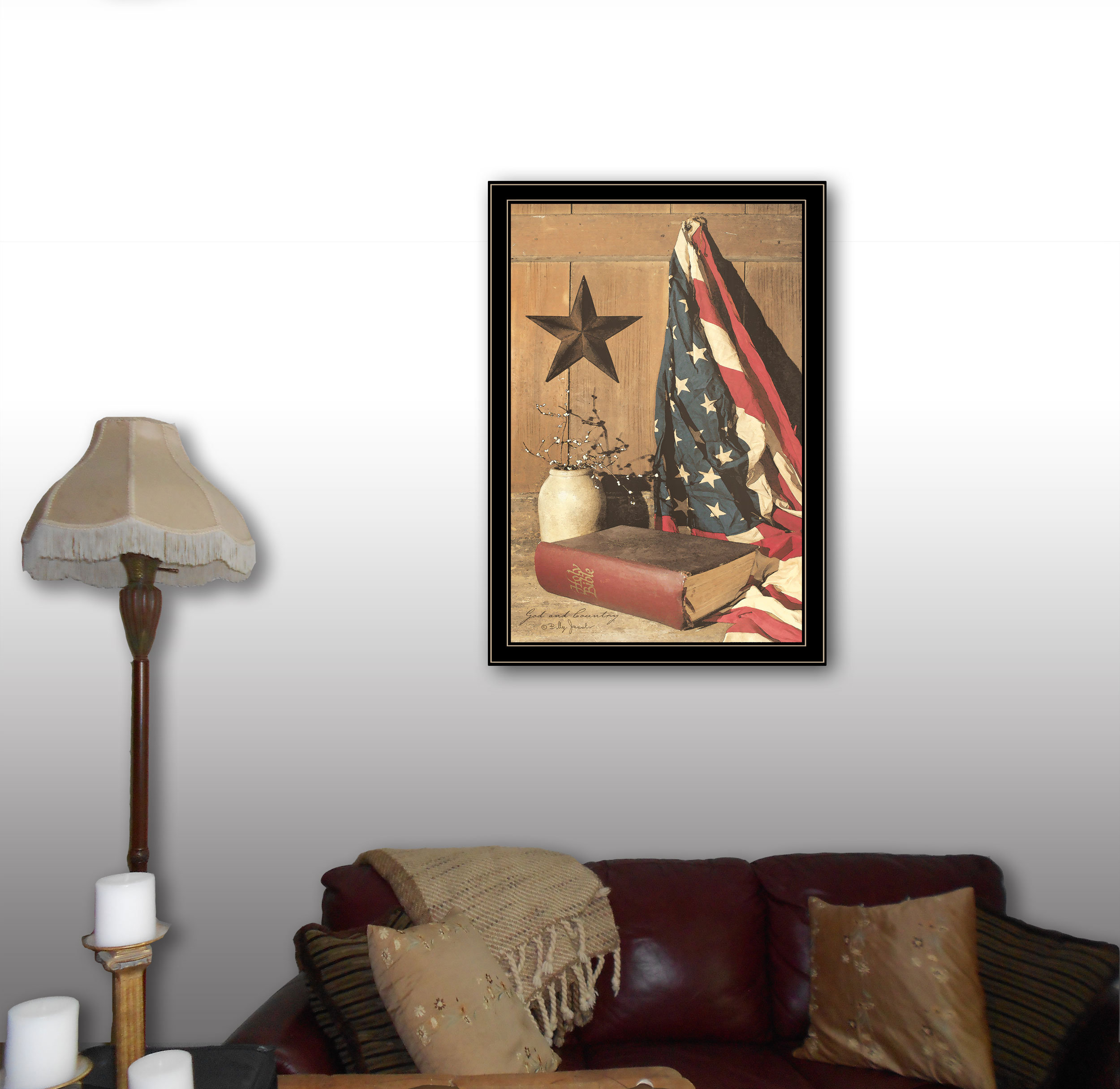Rosalind Wheeler God and Country Framed Wall Art for Living Room, Home ...