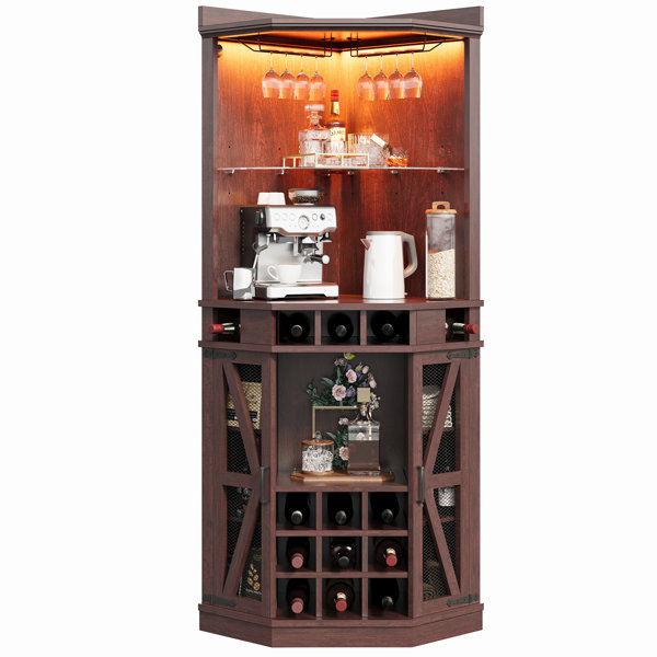 Corner Home Bars & Bar Sets You'll Love | Wayfair