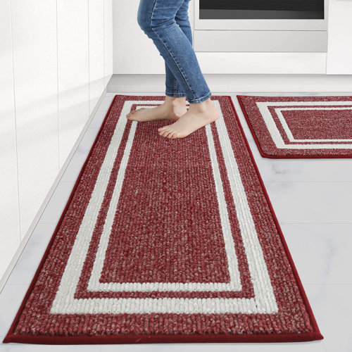 Red Kitchen Mats You'll Love - Wayfair Canada