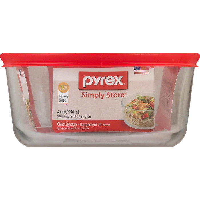 Pyrex Storage Plus 32 Glass Food Storage Container & Reviews | Wayfair