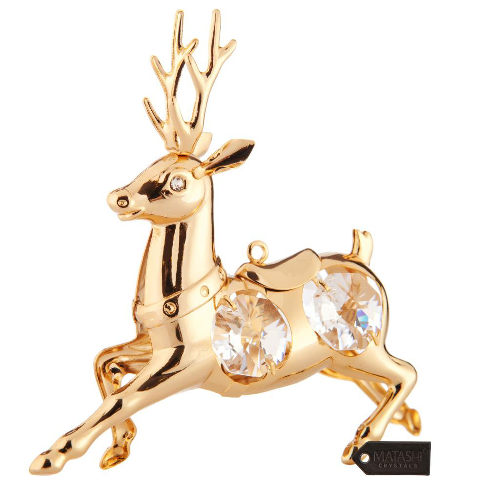 Matashi Crystal Reindeer Figurine | Wayfair
