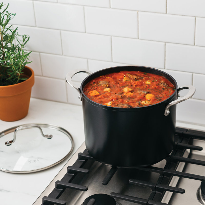 Ninja Foodi Neverstick 6 1/2-Quart Stock Pot With Glass Lid & Reviews ...