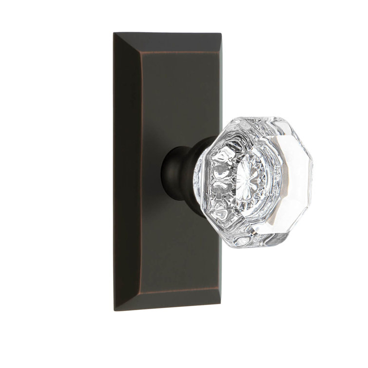 Grandeur Fifth Avenue Short Plate With Chambord Crystal Knob - Wayfair ...