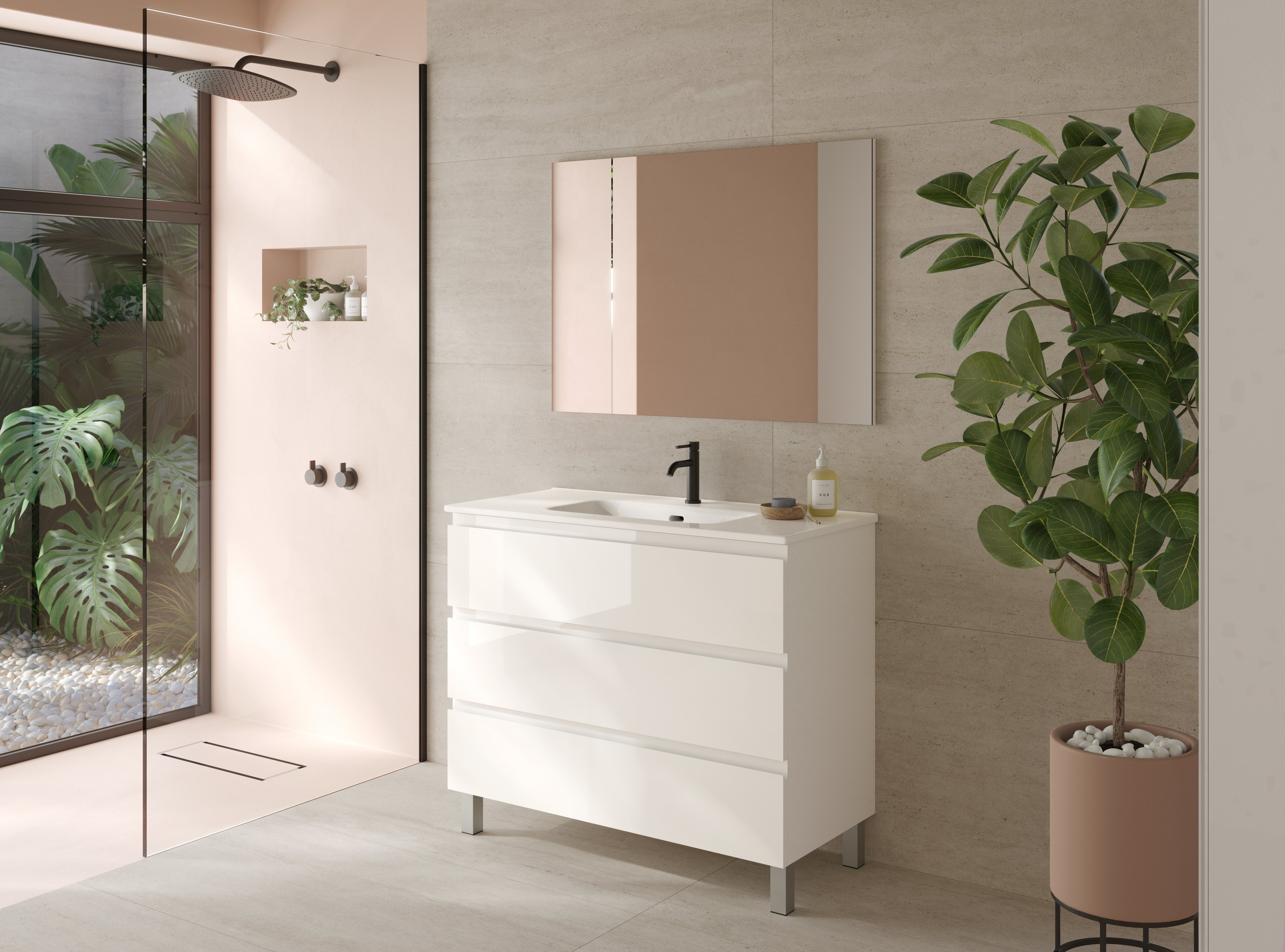 DAX Costa 36" Single Bathroom Vanity with Toscana Basin | Wayfair