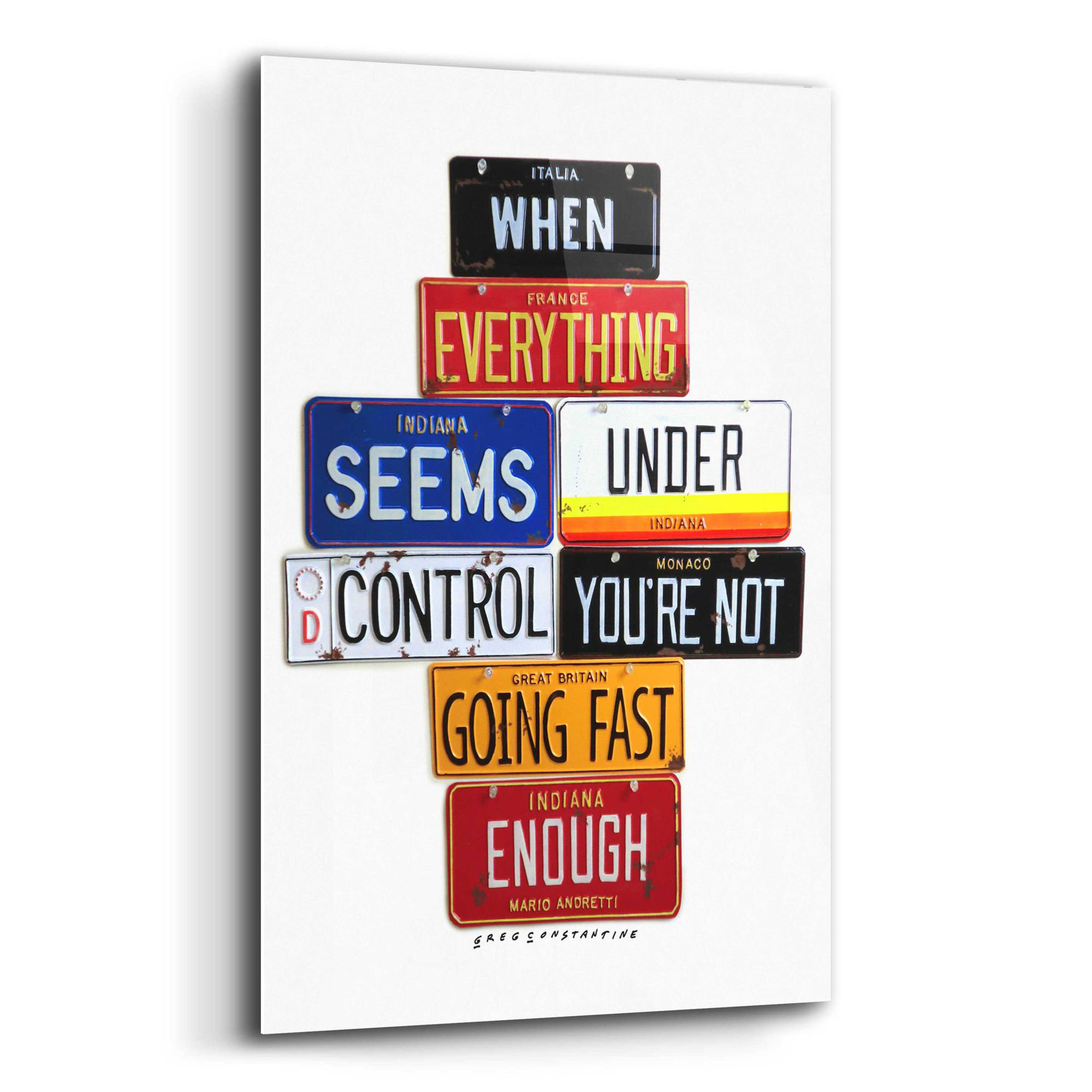 Trinx Latitude Run® 'Not Fast Enough' By Gregory Constantine, Acrylic ...