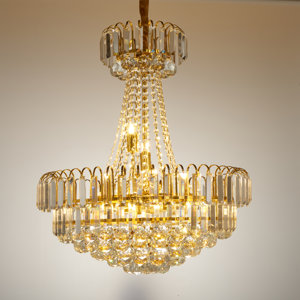 Mercer41 Brendy 8 - Light Dimmable Empire Crystal Chandelier | Wayfair