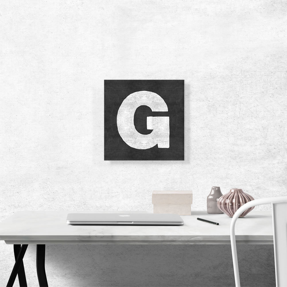 ARTCANVAS Chalkboard Alphabet Letter G Canvas Art Print - Wayfair Canada