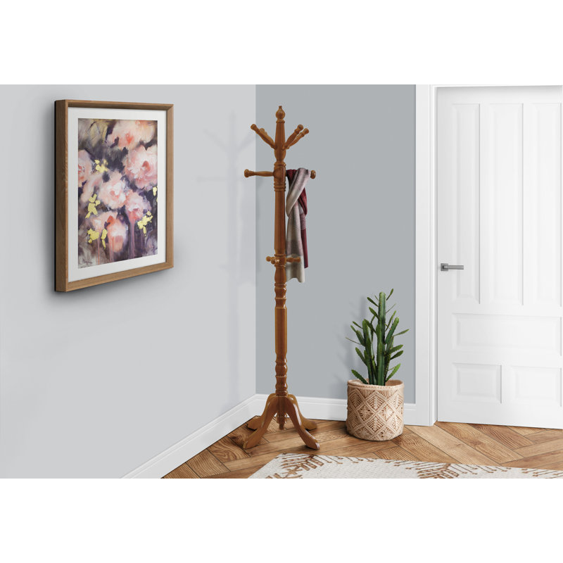 Astoria Grand Coat Rack, Hall Tree, Free Standing, 11 Hooks, Entryway ...
