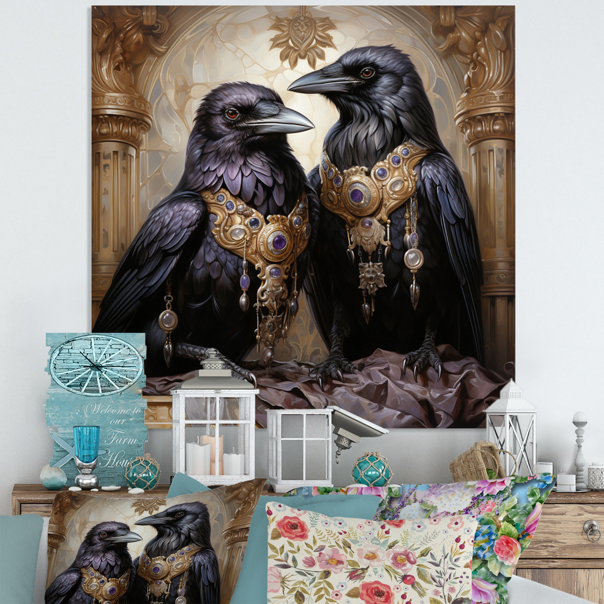 Trinx Crow Royal Majesty IV - Landscapes Metal Wall Decor - Wayfair Canada