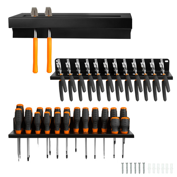 WFX Utility™ Wall Mount Metal Hand Tool Storage Rack | Wayfair