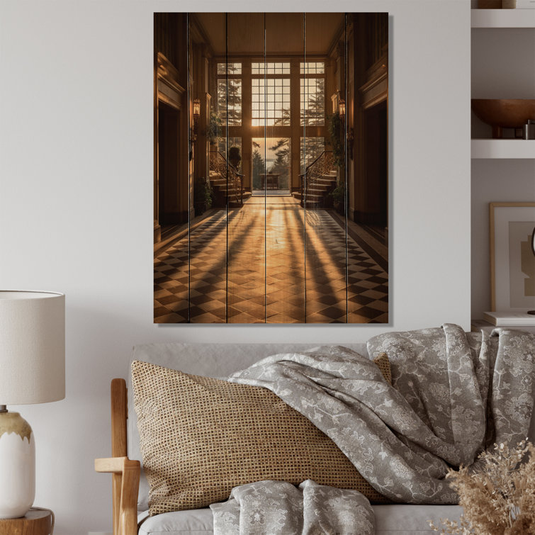 Latitude Run® Caysin " Oregon Pittock Mansion Sunrise III " on Wood ...