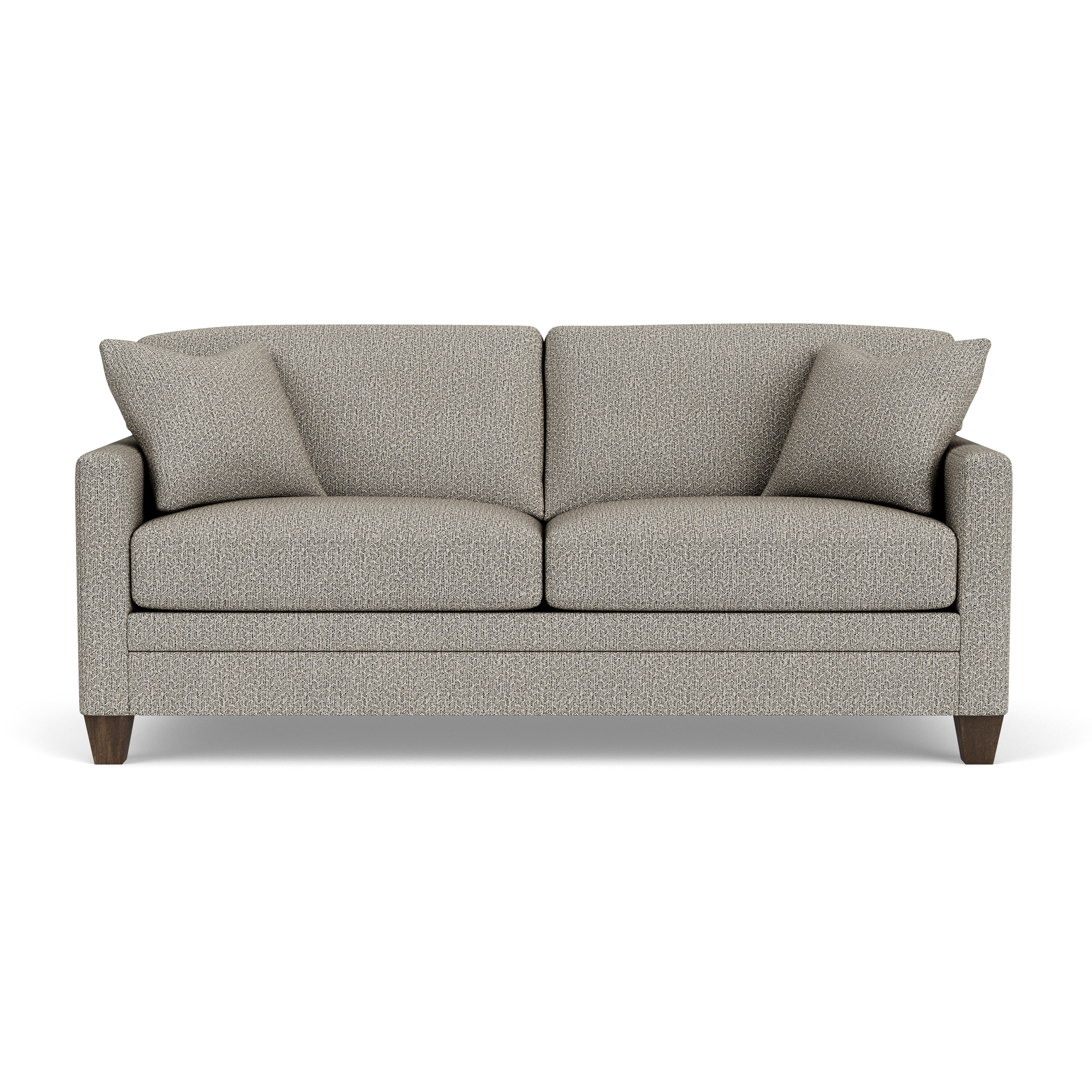 Flexsteel 78" Round Arm Sofa Bed with Reversible Cushions | Wayfair