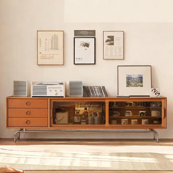 jessica Simple Retro Storage TV Cabinet 82.67'' Media Console | Wayfair